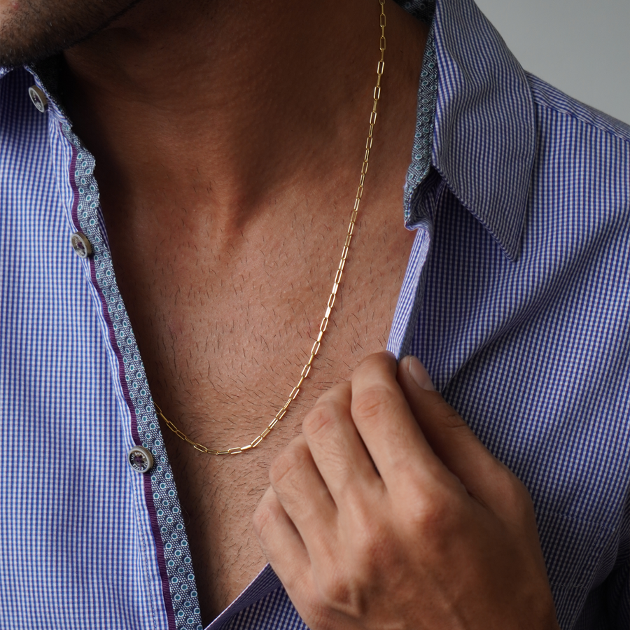 Small Rolo Chain Necklace, Gold Vermeil – 'KIN